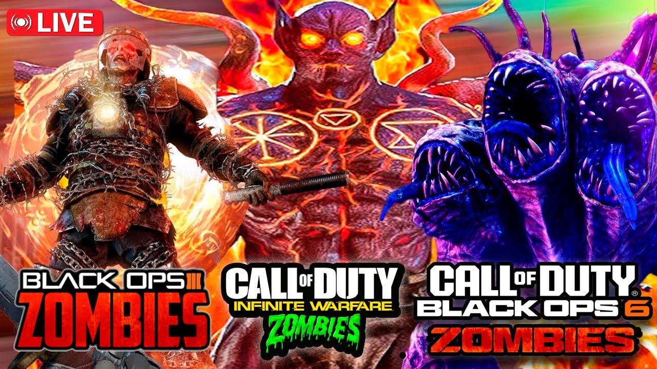 🔴 EN VIVO | COD: INFINITE WARFARE ZOMBIES | BLACK OPS 4 ZOMBIES | BLACK OPS 6 ZOMBIES - YouTube