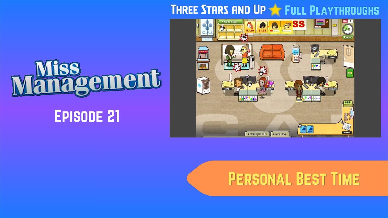 Miss Management (2007, PC) - Episode 21: Supply Shutdown! - YouTube