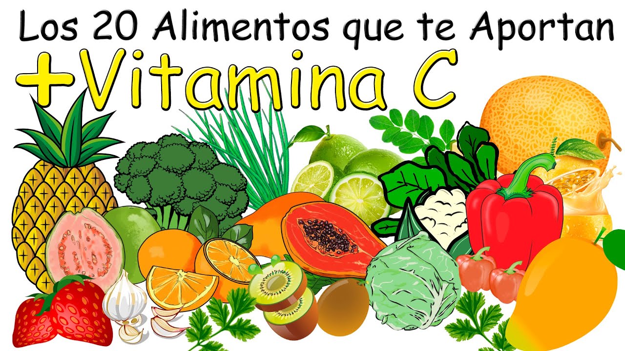 Los 20 Alimentos que te Aportan + Vitamina C - YouTube