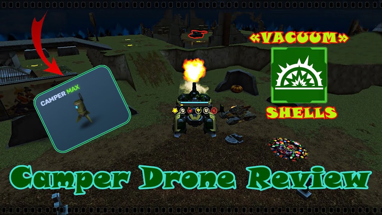 Tanki Online - Camper Drone Highlights 2022 | Augment: «VACUUM» SHELLS ...
