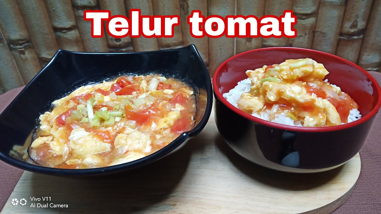 Telur tomat ala chinese food | scrambled eggs - YouTube