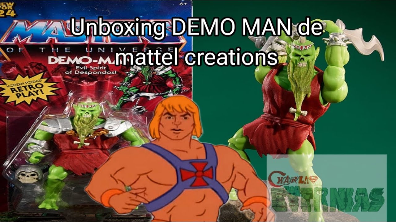 unboxing DEMO MAN, el espíritu malvado de Despondos - YouTube