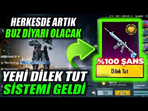 HERKESE BUZ DİYARI OLACAK ! 😮YENİ DİLEK TUTMA SİSTEMİ GELDİ!! (%100 ŞANS) | PUBG MOBILE
