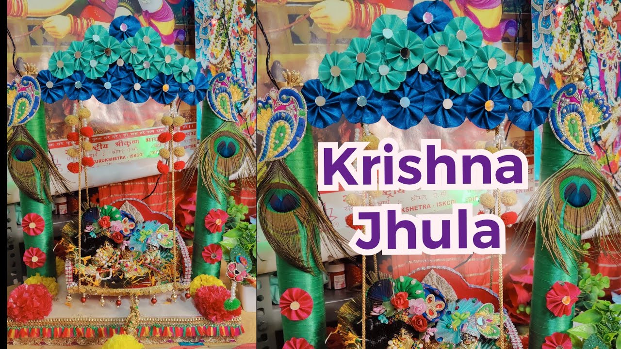 Krishna Jhoola/Jhoola making for Ladoo Gopal/Krishna Janmasthmi Special ...