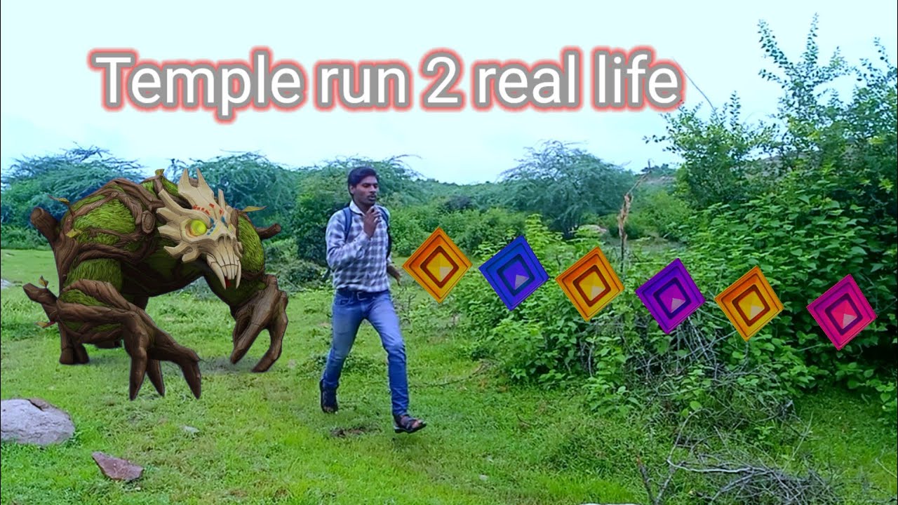 Temple run blazing sands and lost jungle in real life | trio Temple run ...