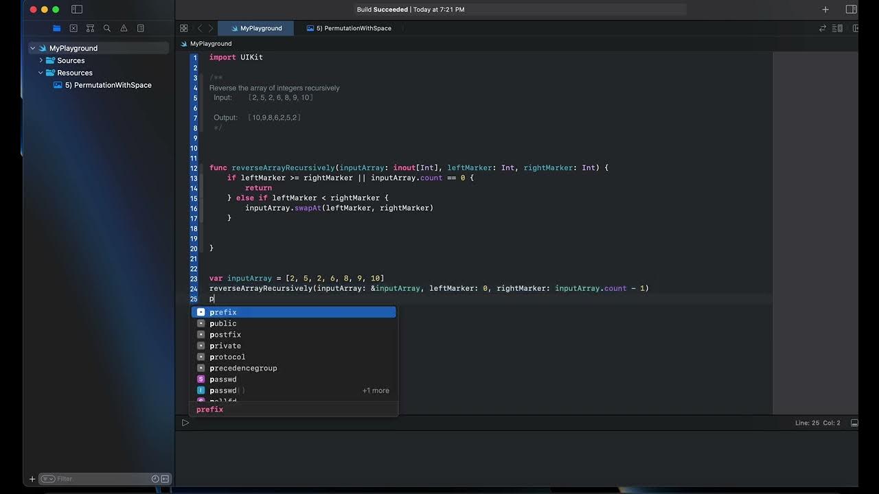 6 Recursive Reverse The Array Of Integers Recursively Youtube