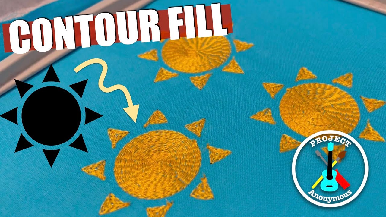 Contour Fill Stitch in Ink/Stitch & Inkscape | Customize your ...