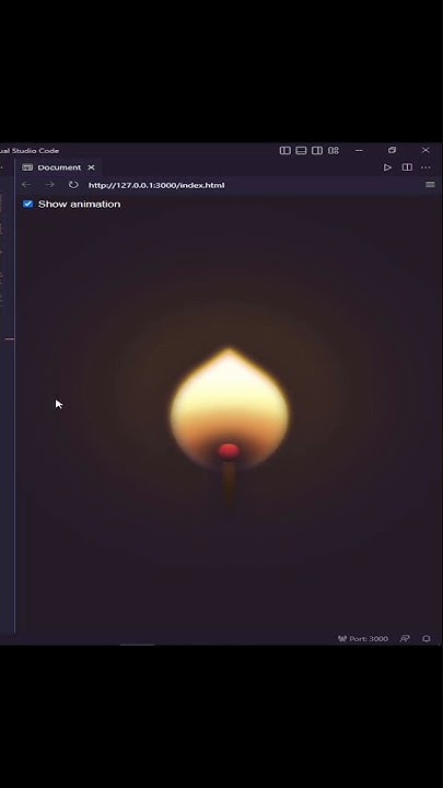 CSS Animation Input Burning Fire HTML #shorts - YouTube