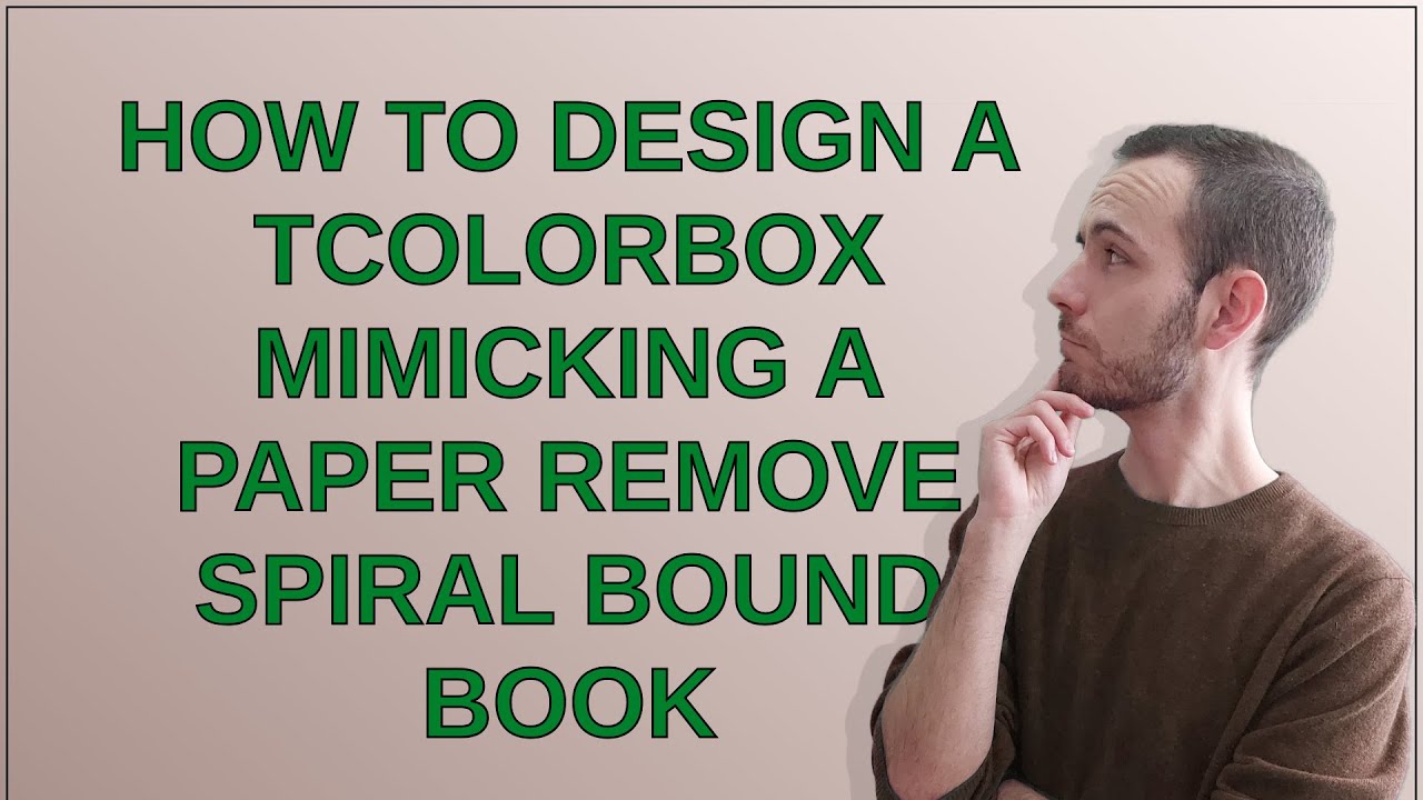 Tex: How to design a tcolorbox mimicking a paper remove spiral bound ...