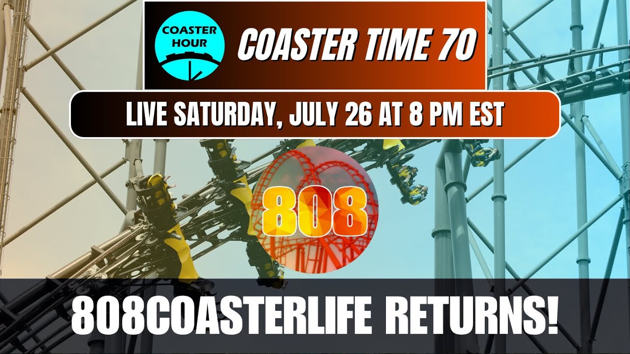 Coaster Time 70 with 808CoasterLife! | Coaster Hour Live Stream - YouTube