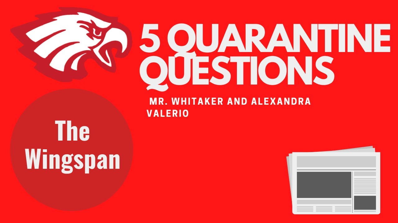 5 Quarantine Questions with Mr. Whitaker - YouTube