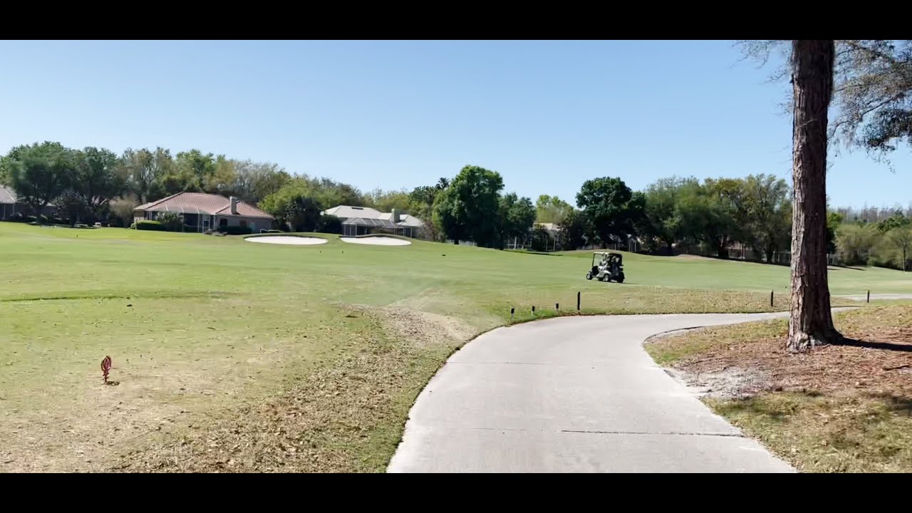 POV Bike Ride - Biking an entire 18 hole golf course cart path in under ...