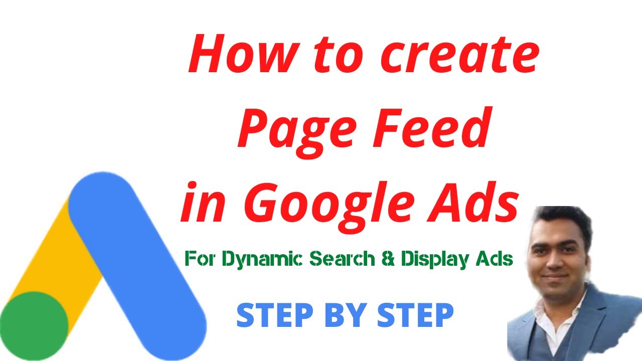 How to create Page Feed for dynamic search and display ads - YouTube