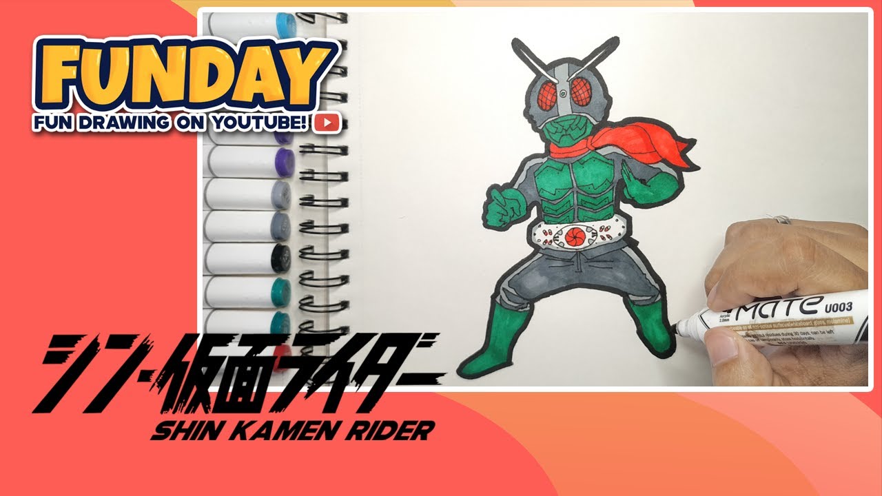 How to Draw SHIN KAMEN RIDER!! #shinkamenrider #tokusatsu #howtodraw ...
