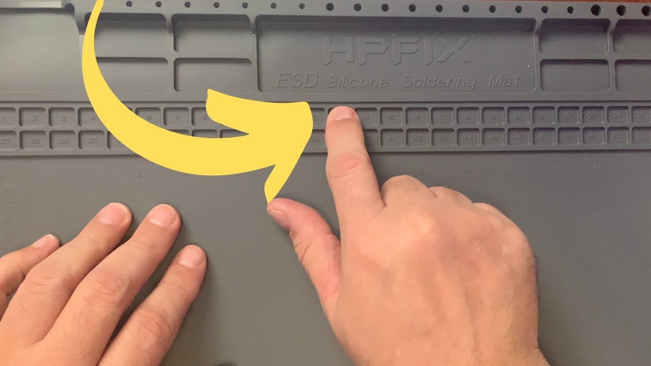 Heat Resistant Anti Static Mat review for electronics and soldering ...