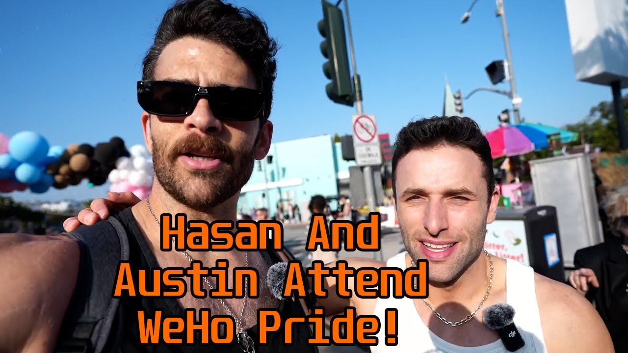 Hasan Went To West Hollywood Pride ft AustinShow ! | HasanAbi Reacts ...