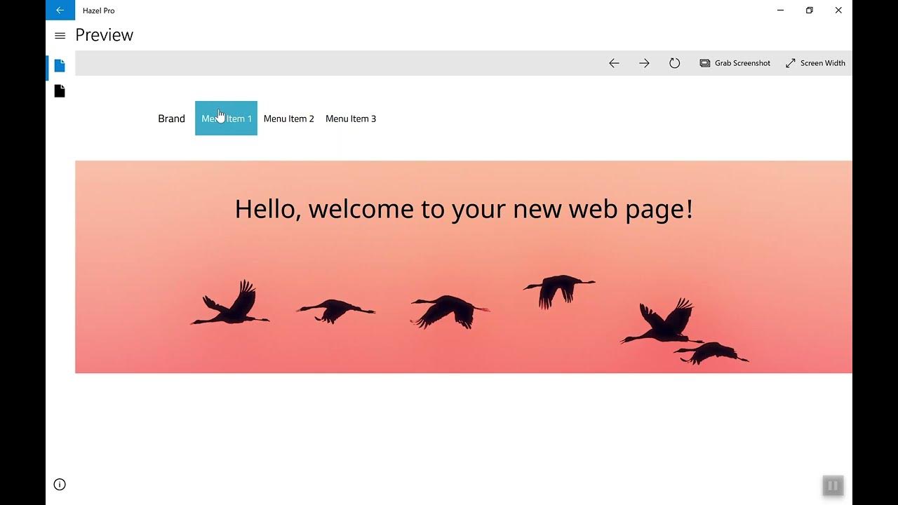 How to create a responsive web page section with background banner ...