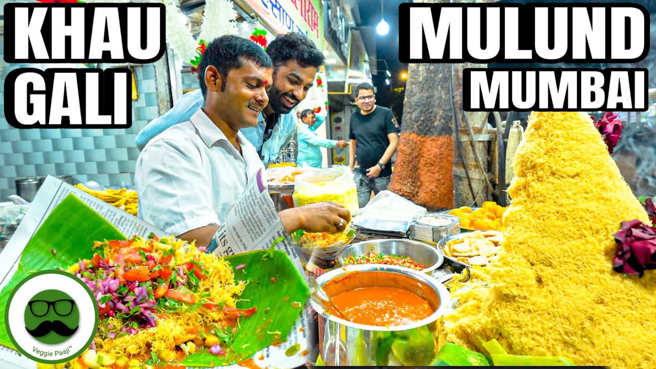 Mulund Khau Gali Street Food Pt 1 | Ice Bhel , Dabeli & More | Veggie ...