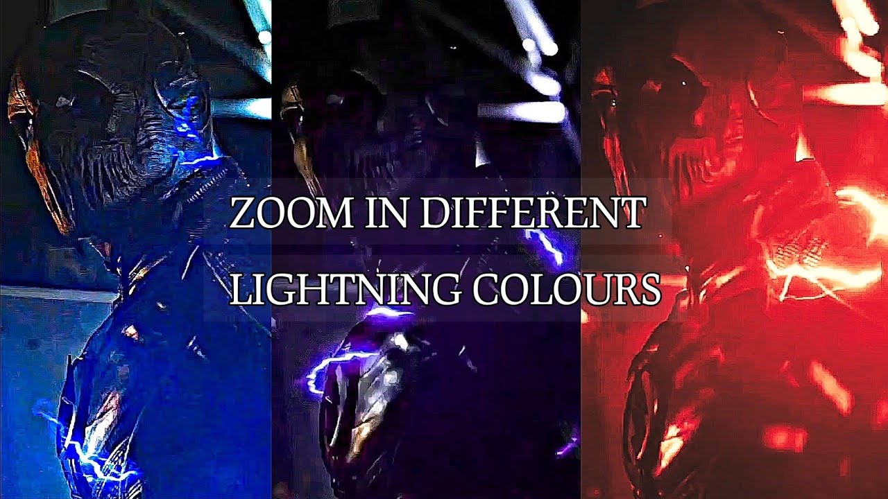 IF ZOOM HAD DIFFERENT LIGHTNING COLOURS || Flawlëss edit - YouTube