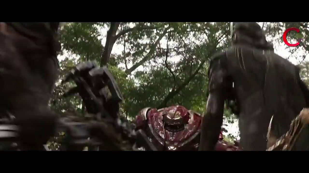 Avengers infinity war wakanda fight scene - YouTube