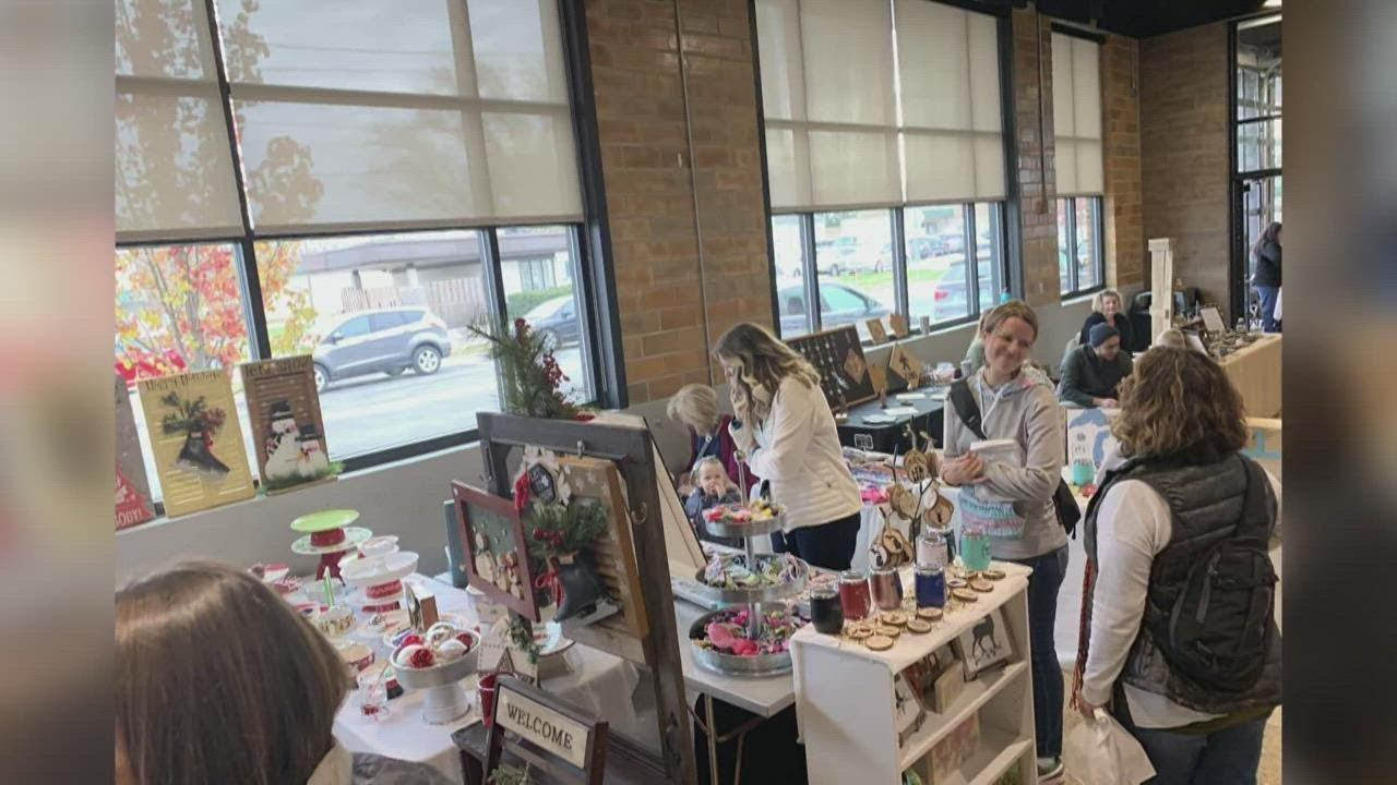 Terra Square in Hudsonville hosts 'Made in Michigan' market - YouTube