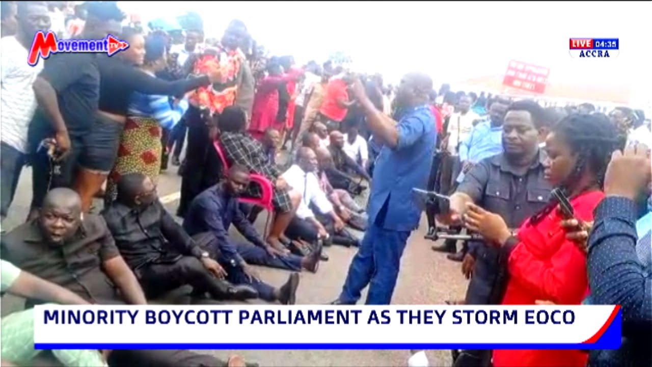 (((LIVE))) NOW: Arrest of Chairman Wontumi - Minority Marches to EOCO ...