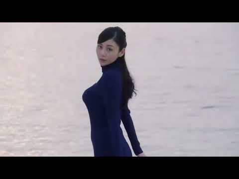 Anri Sugihara, open-chested sweater and beautiful legs