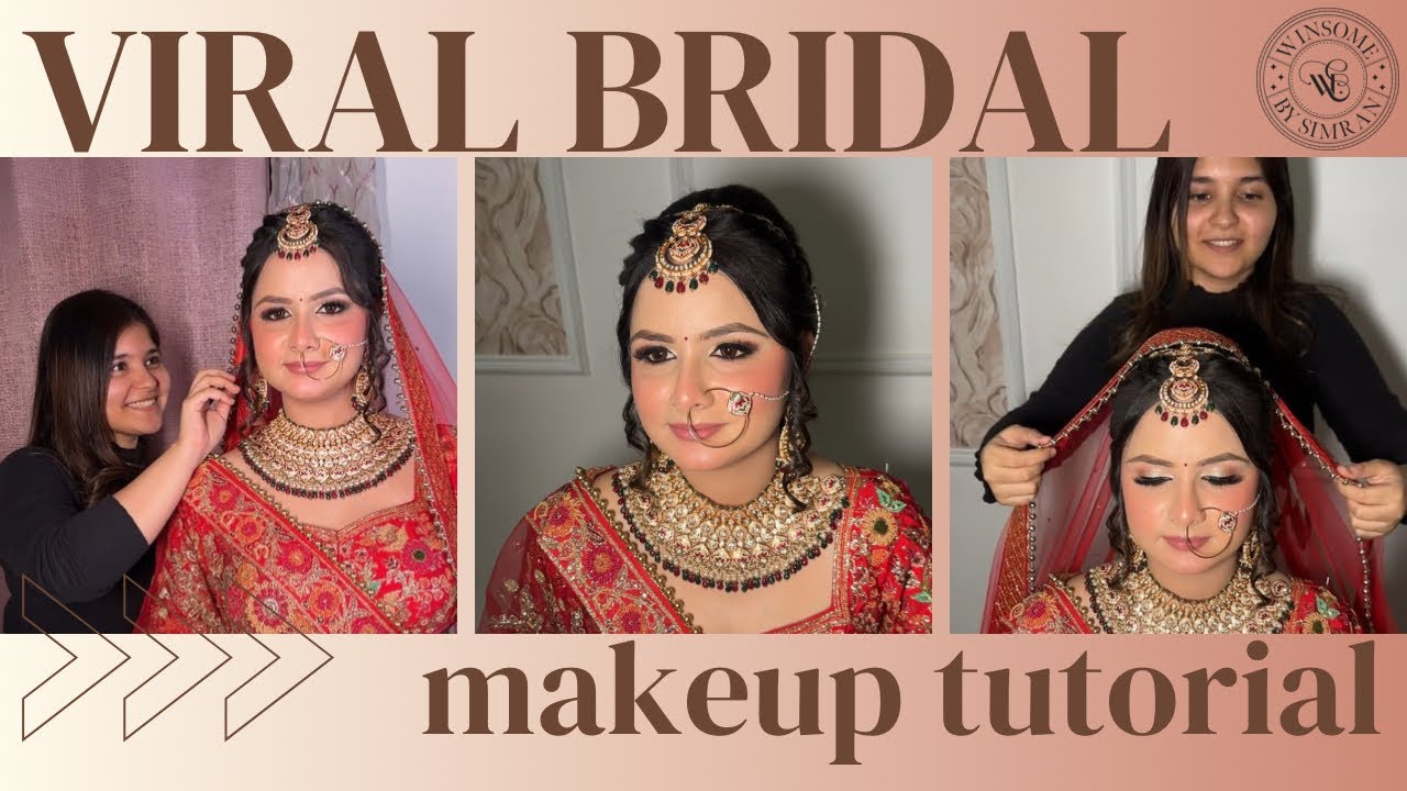 VIRAL BRIDAL MAKEUP TUTORIAL - YouTube