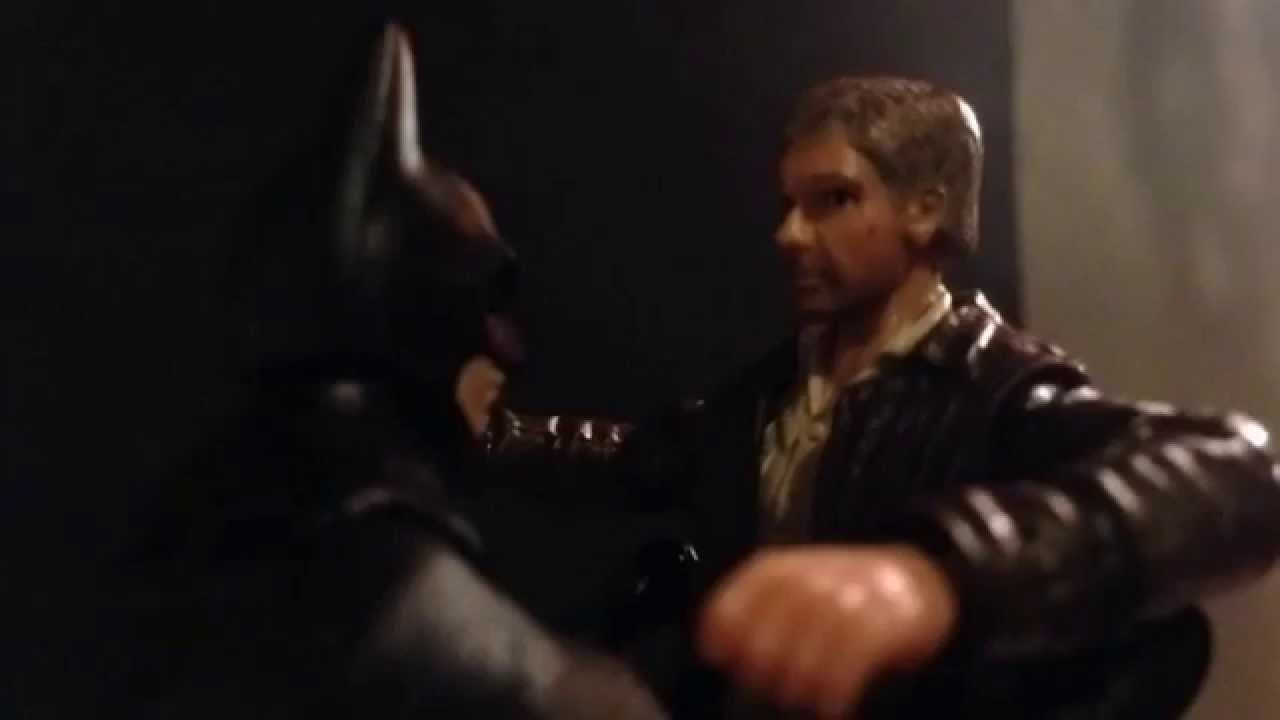 Batman 1989 stop-motion rooftop scene dc multiverse batman - YouTube