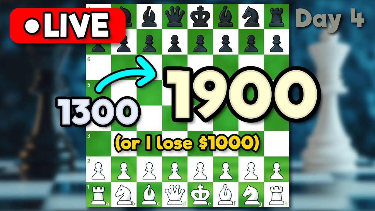 Oops, another late stream - 1900 this year or I lose $1000 (Day 4) - YouTube