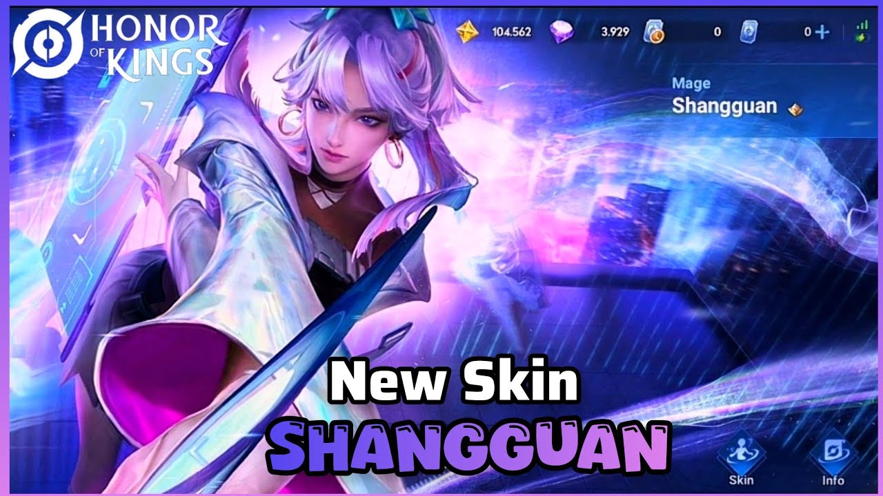 RIVIEW NEW SKIN EPIC SHANGGUAN SIRIUS ARTIST | Honor of Kings - YouTube