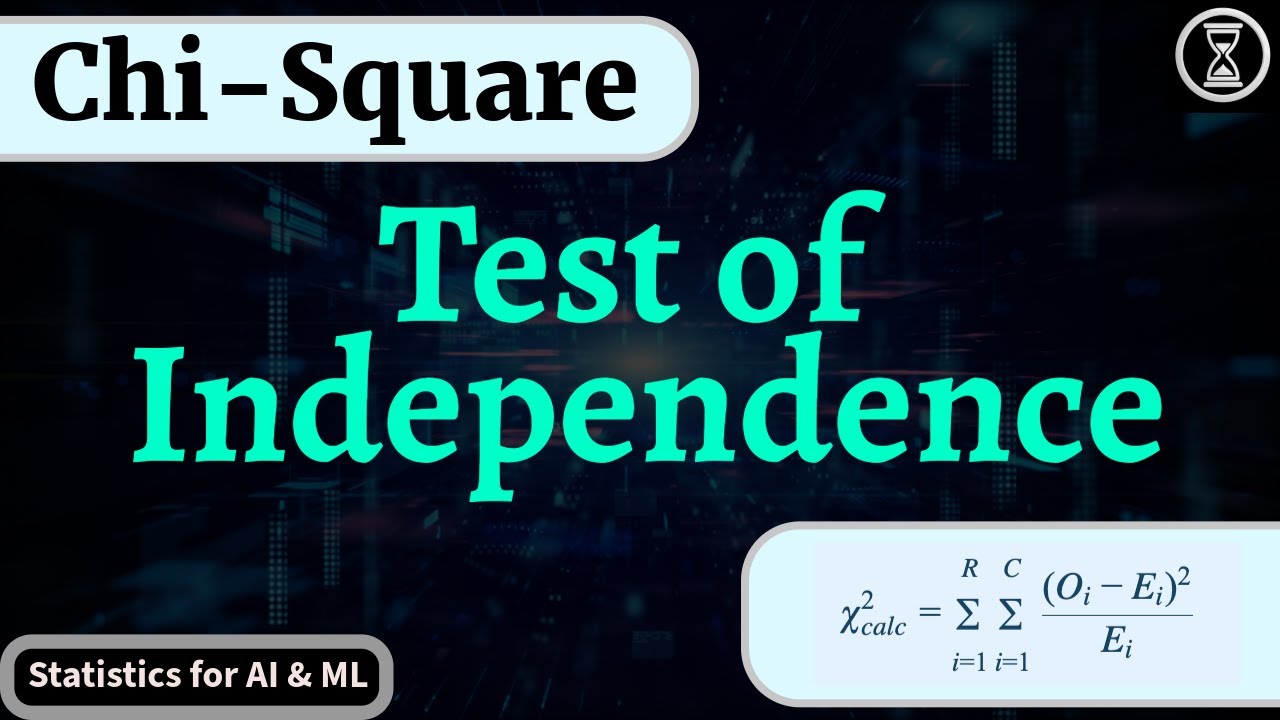 Test of Independence | Chi- Square Test | Hypothesis Testing - YouTube