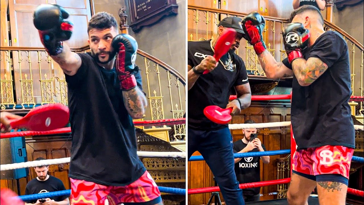 FAZE TEMPER DESTROYS BOXING PADWORK - YouTube