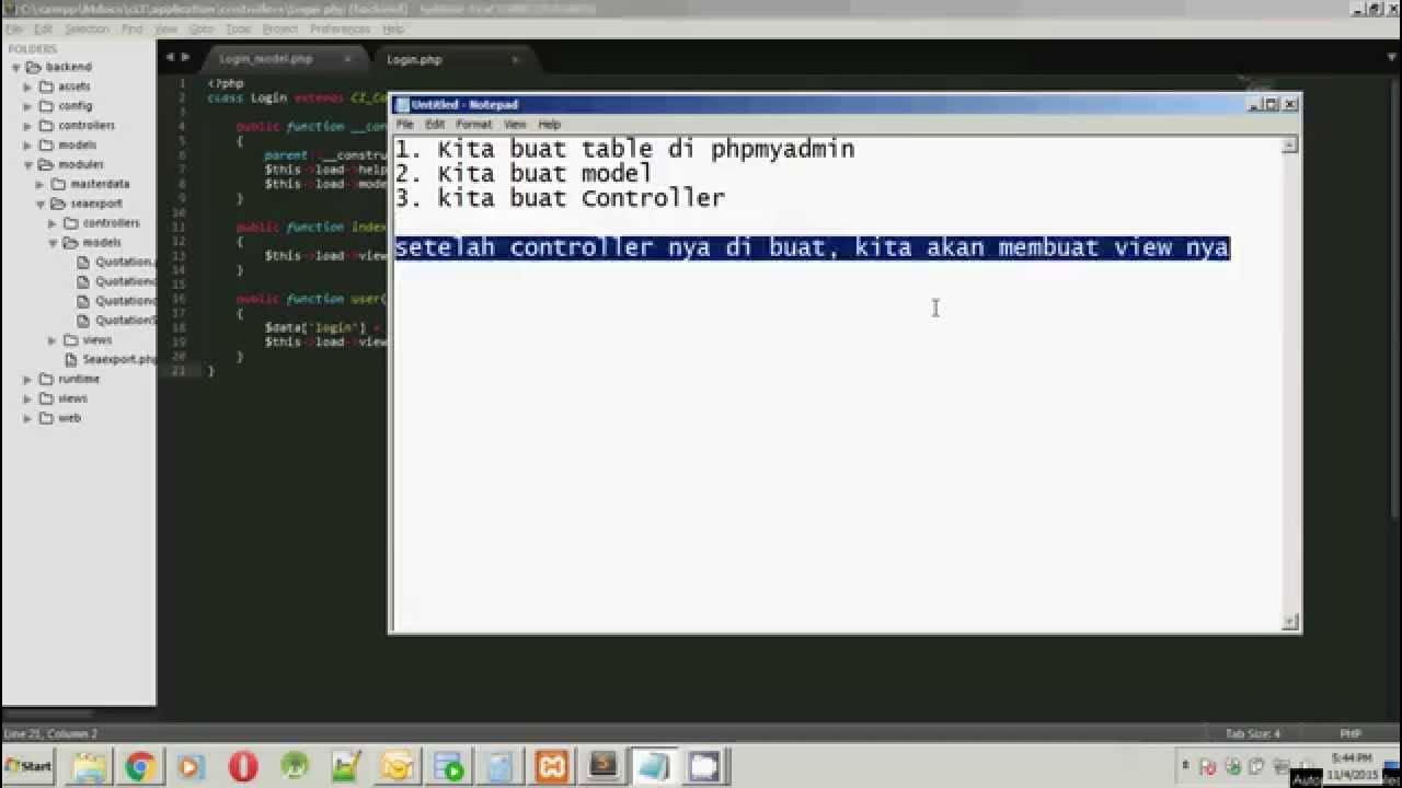 Membuat Login Multi Level dengan codeigniter 3 - YouTube