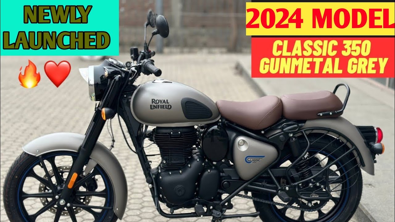 2024 New Royal Enfield Classic 350 Gun Metal Grey🔥Details Review - YouTube