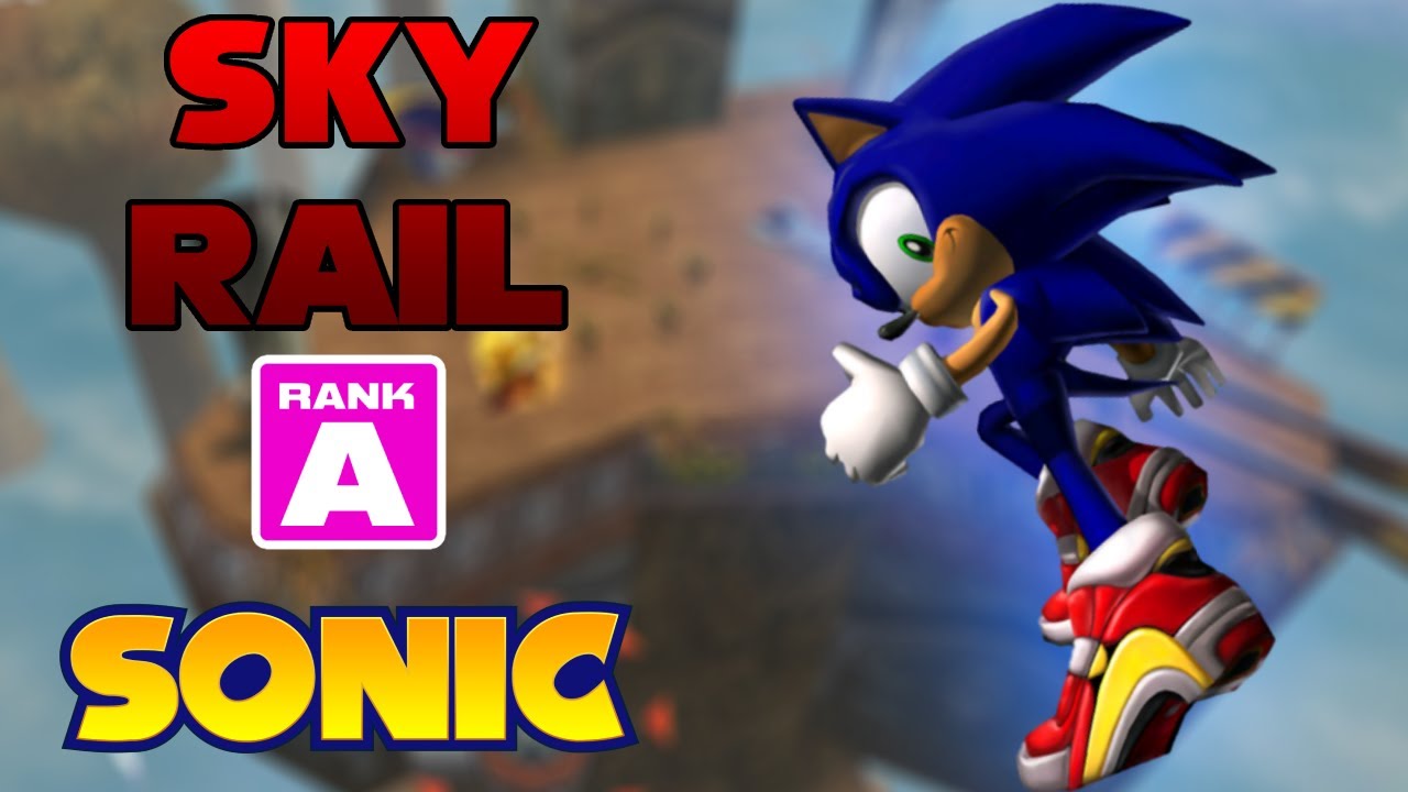 Sonic Adventure 2 - Sky Rail (Shadow Stage) as Sonic A Rank Speedrun ...