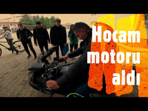 R25 okul çıkışı etiket olmak / hocam motora bindi