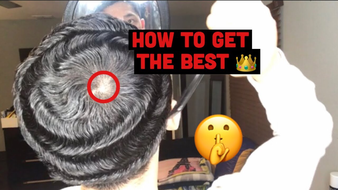 The best crown method ever (how to get waves with 360 straight hair ...