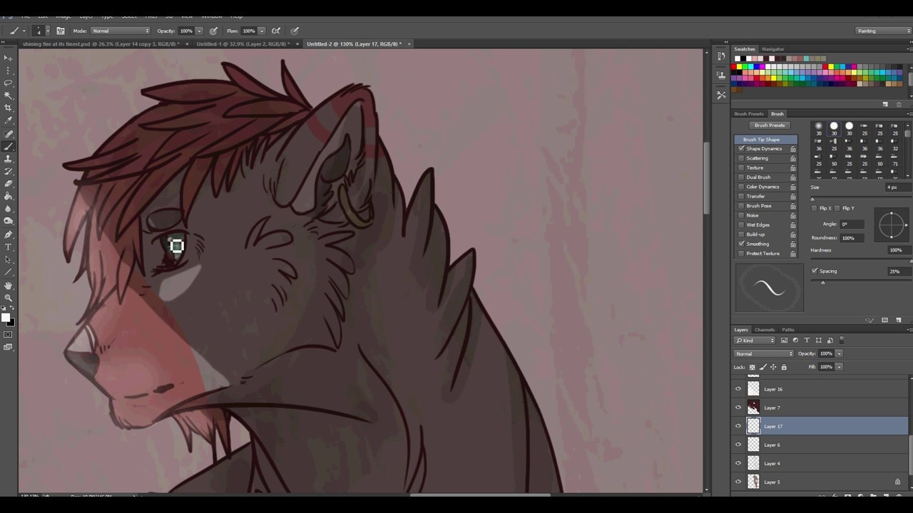 Hello? | Wolf Speedpaint - YouTube