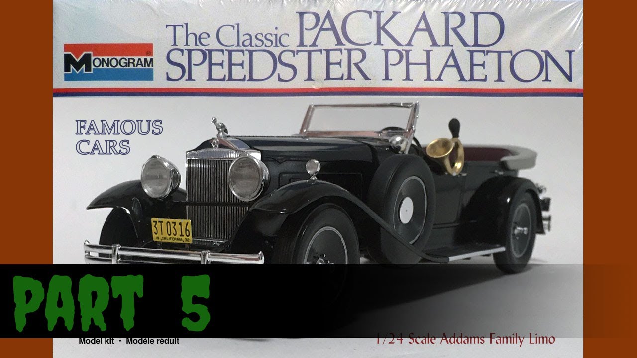 Halloween 2022 🎃 Building the 1/24 Scale Addams Family Limo Part 5 ...