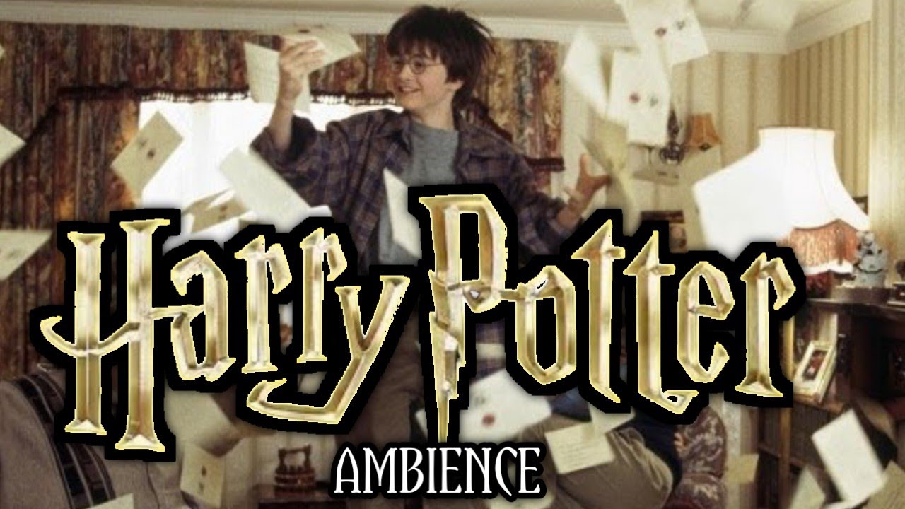 🔴 HARRY POTTER AMBIENT | Rainy Day at Hogwarts, Wooden Bridge ASMR ...