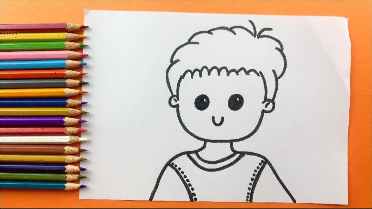 How to draw a cute boy | drawing tutorial | drawing easy | drawing cute ...