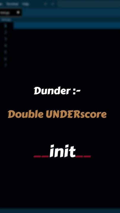 What are Dunder (Magic) Methods in Python? 🤯 - YouTube