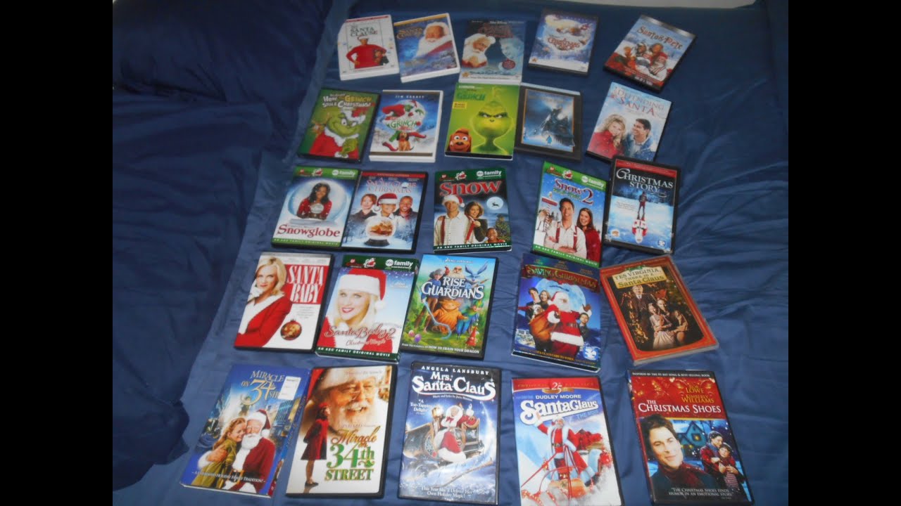 My Christmas Movie/DVD Collection PT.1 - YouTube