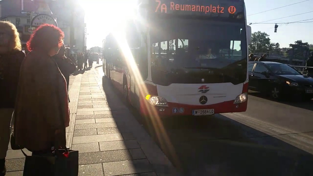 Autobus Linie 7A Bahnhof Meidling Eichenstraße in Wien - YouTube