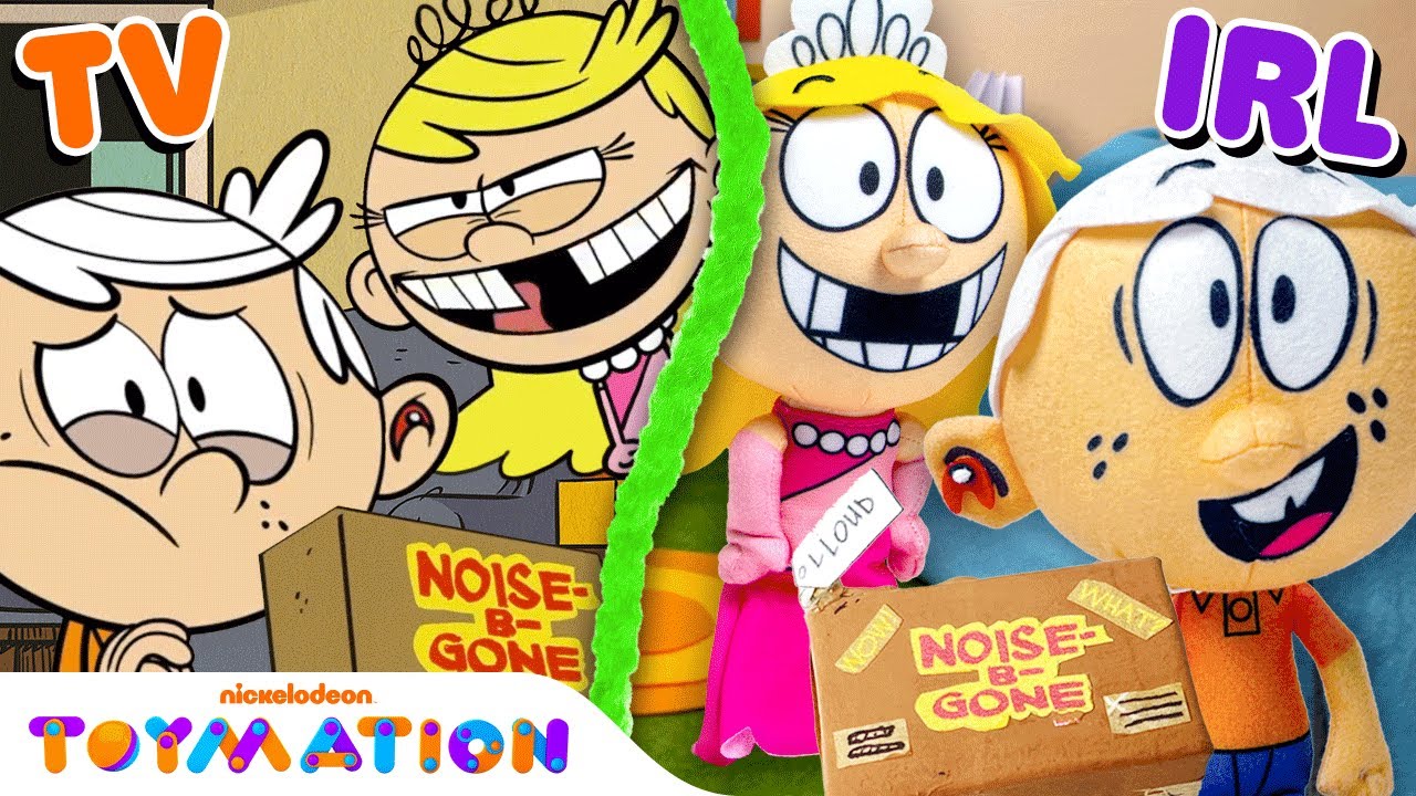 Loud House Puppets Go QUIET! 🤫 Sound of Silence | Toymation - YouTube