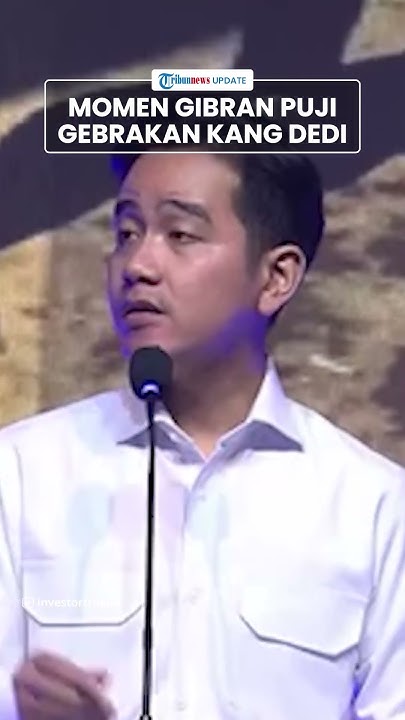 Momen Wapres Gibran Puji Gebrakan Dedi Mulyadi Berani Bongkar Bangunan Ilegal di Puncak Bogor ...