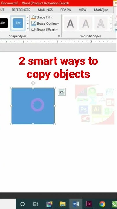 2 smart ways to copy objects in ms word #shortcut #shorts #trick - YouTube