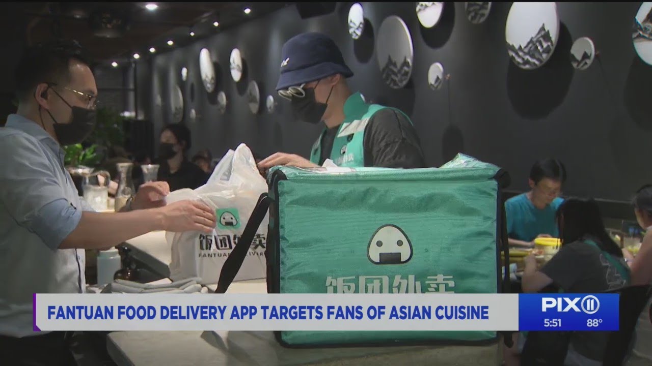 Fantuan: food delivery app specializes in Asian cuisine - YouTube