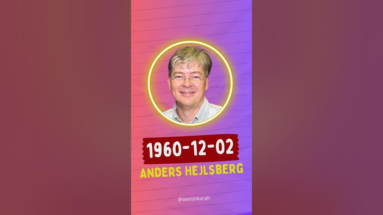 c# | Meet the Geniuses Behind Your Code! | Anders Hejlsberg - YouTube